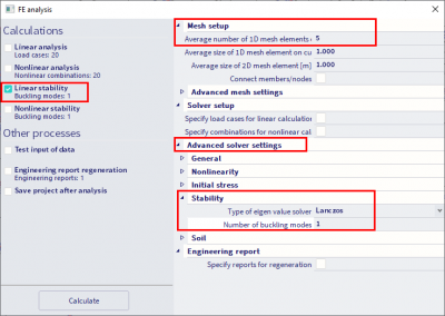 Second order calculation acc. EN 1993-1-1 (FAQ)